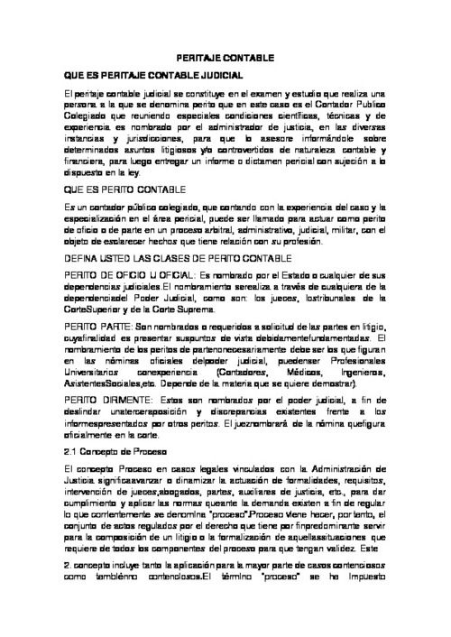 Peritaje Contable | Blinder Mariano | uDocz