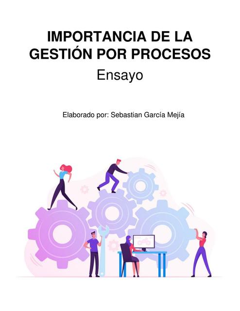 Gestión por procesos | Sebastian García Mejía | uDocz