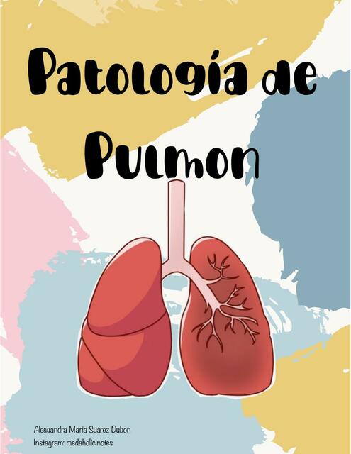 Patología del pulmón | Alessandra | uDocz