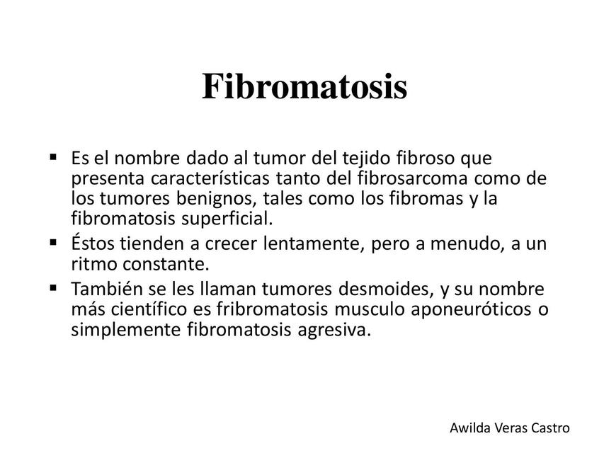 Fibromatosis | AvecaMedical | uDocz
