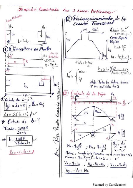 Formulario de zapatas combinadas | CCINGENIERIACC | uDocz