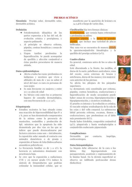 Prurigo Actínico | Marlith Alvarado | uDocz