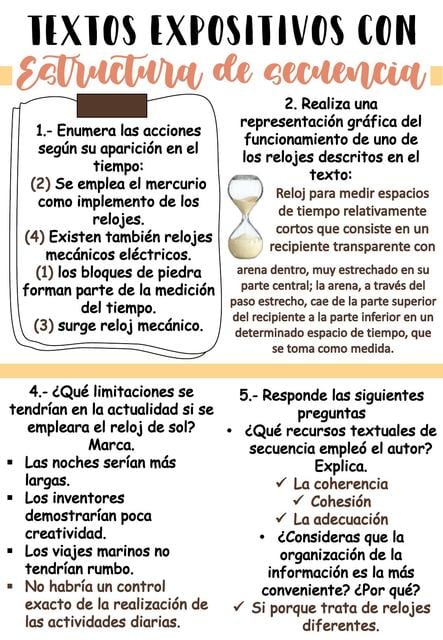 Textos expositivos con estructura de secuencia | ⛦扎霍里⛦ | uDocz