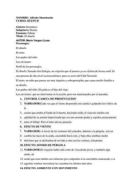 CUENTO | alfredo manobanda | uDocz