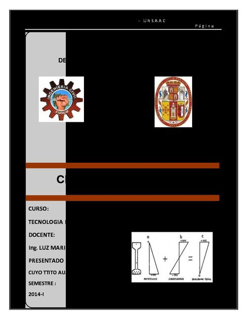 Tarea Final Clases De Concreto | Ausbel Joab Cuyo Ttito | uDocz