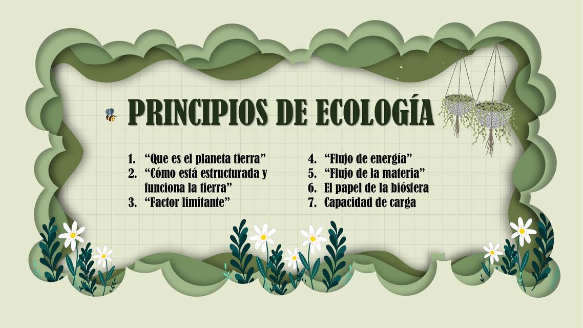 Principios de Ecología | Alison Blas | uDocz