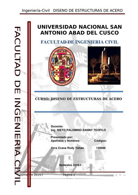 Aceros.Docx | Yoel R Vera Ccasa | uDocz