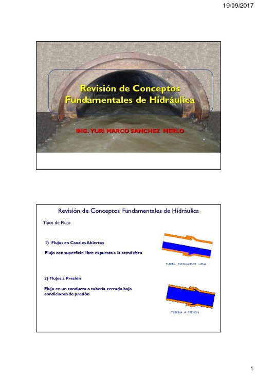 Conceptos De Hidraulica | Harold Américo Oropeza Tello | uDocz