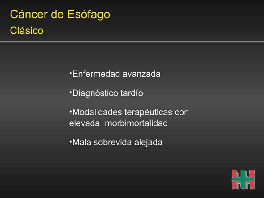 Cáncer de Esófago | MAFER.25 | uDocz
