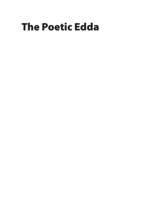 The Poetic Edda | Mariann C. | uDocz