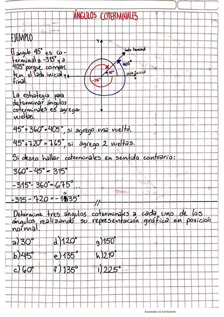 Ángulos Coterminales | uDocz