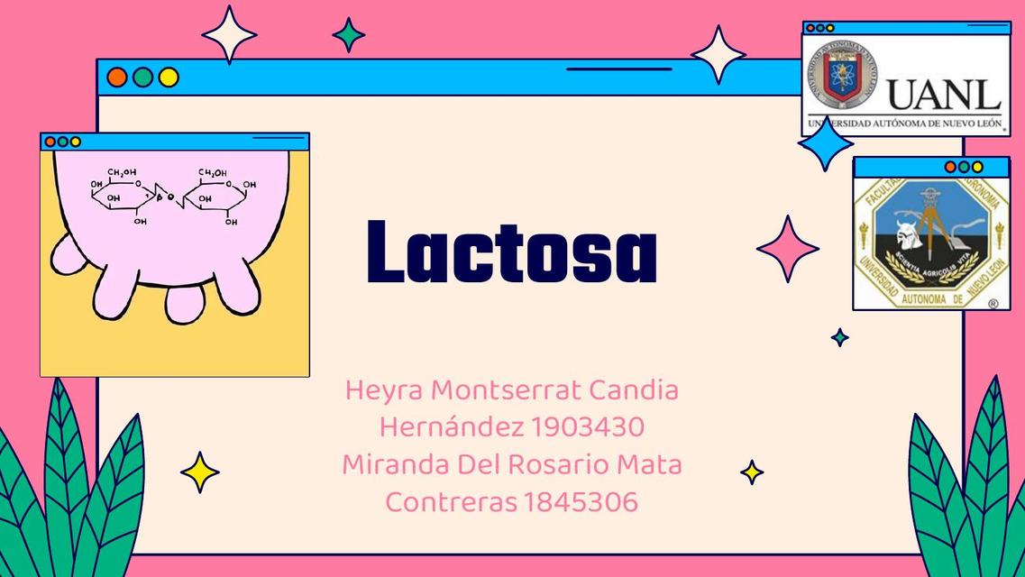 Lactosa | Miranda Mata | uDocz