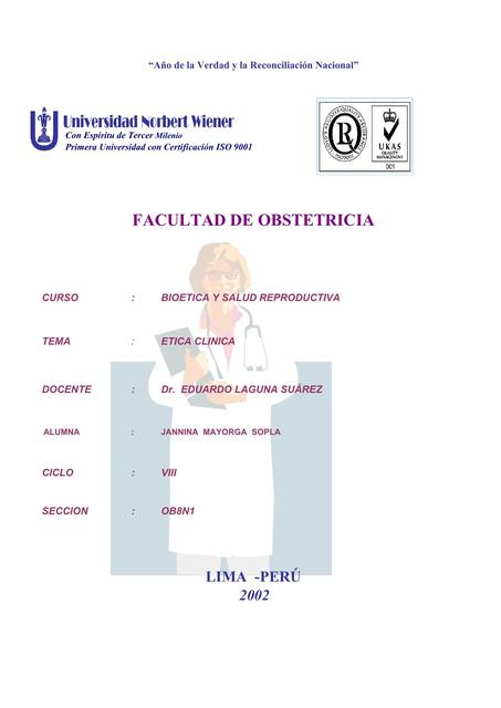 Derechos de la Madre y del Recién Nacido | ENER VILCHEZ | uDocz Derechos de la Madre y del Recién Nacido | ENER VILCHEZ | uDocz