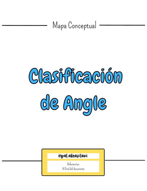 Clasificación de Angle | Palabras Clave | uDocz