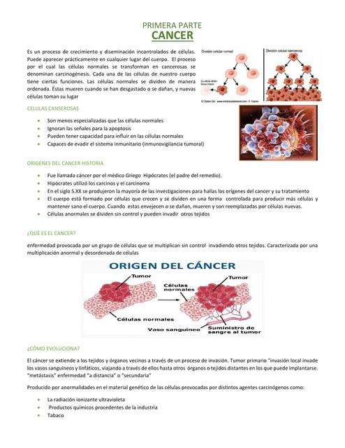 Cáncer | StudyMed.jm | uDocz