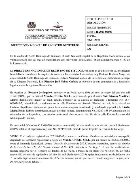 recurso jerarquico inmobiliaria republica dominicana | Investigador ... recurso jerarquico inmobiliaria republica dominicana | Investigador ...