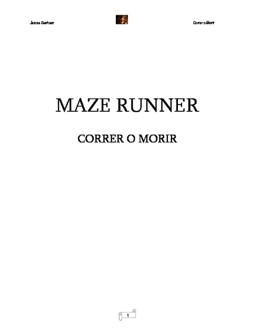 Flashcards de 1 The Maze Runner Correr O Morir | Por Dayanara Jimenez ...