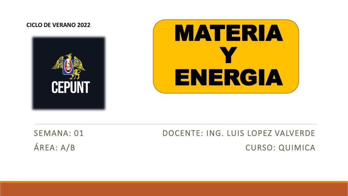 Resúmenes de Materia y energía | Descarga apuntes de Materia y energía