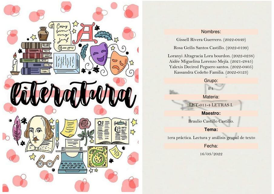 Analisis del cuento Elipse | Gissell Rivera | uDocz