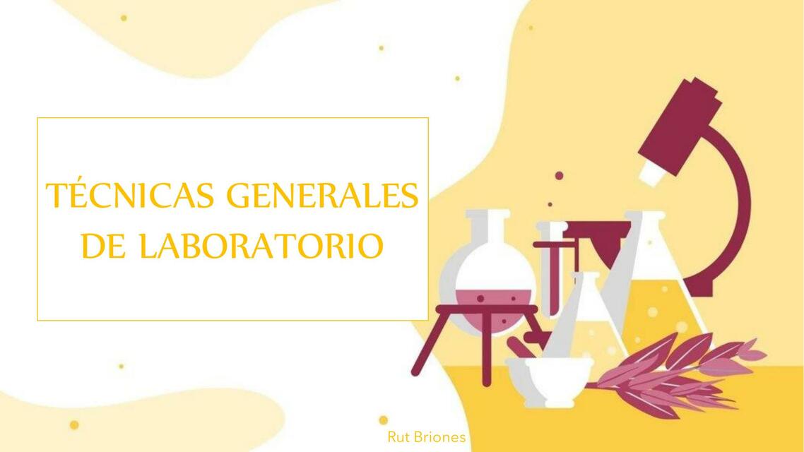 Técnicas Generales de Laboratorio | uDocz