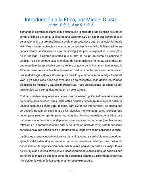 Miguel Giusti introducción a la ética | Kingtan | uDocz