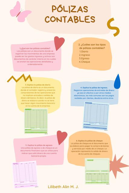 Pólizas Contables | Alin Jiménez | uDocz