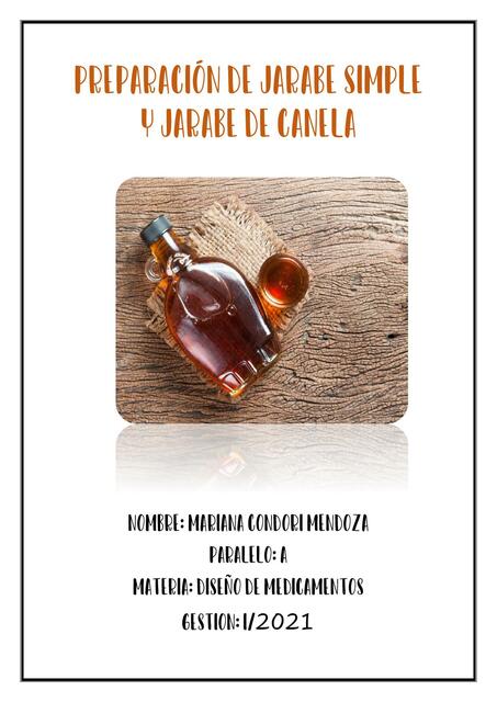 Preparación de Jarabe Simple | Mariana Mendoza | uDocz