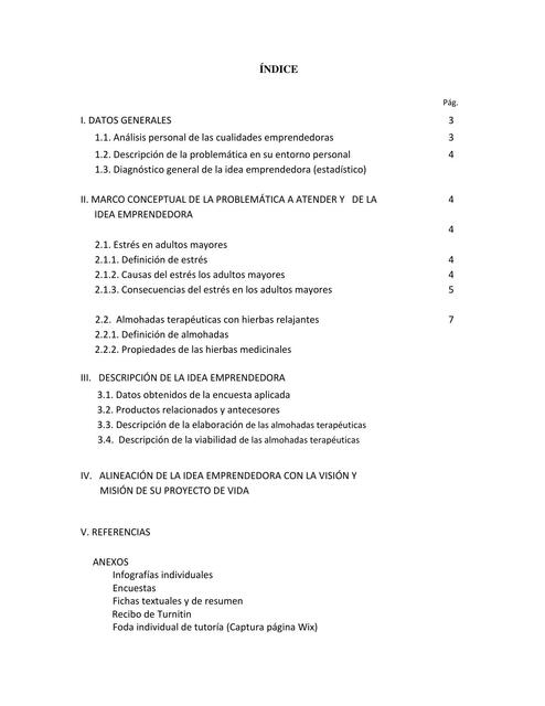 Ejemplo de índice | Brenda Martinez | uDocz