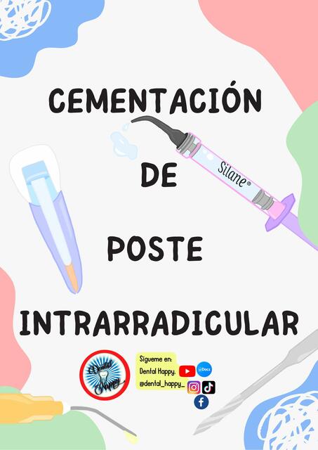 Cementación de Poste Intrarradicular | Alan Díaz | uDocz