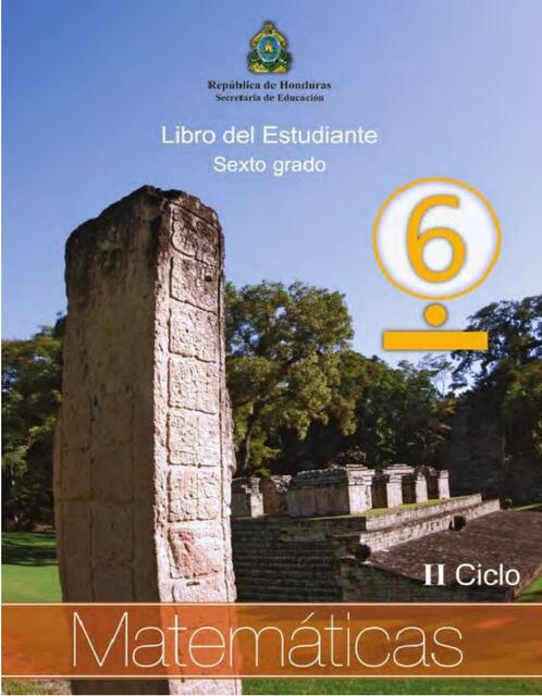Libro de Matemáticas 6to Grado PDF | Educación Primaria o Escuela | uDocz