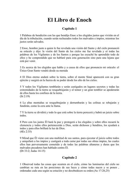 Libro de Enoc | Religión y libros | uDocz