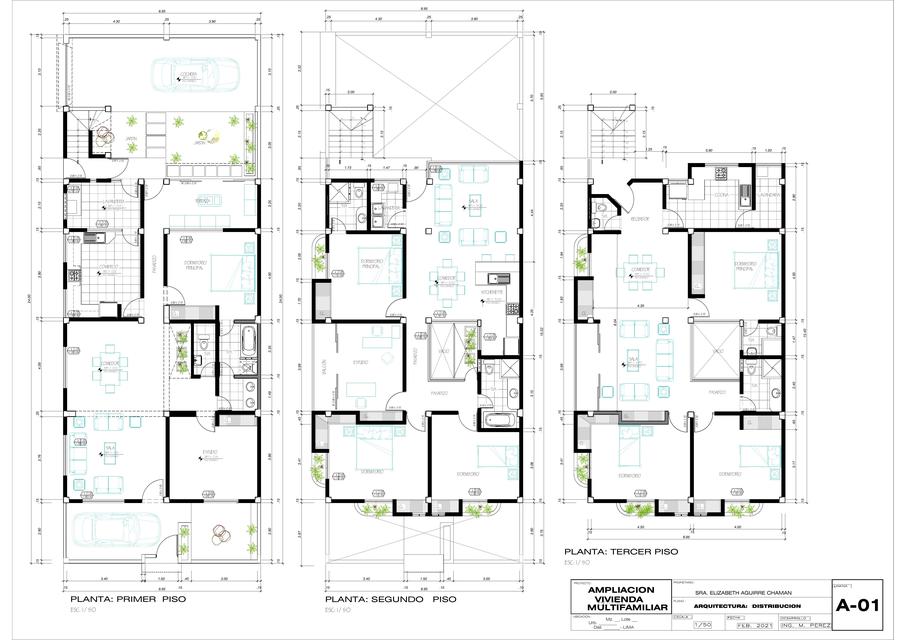 Plano de Ampliación de Vivienda Multifamiliar | Miguel PEREZ SOSA | uDocz