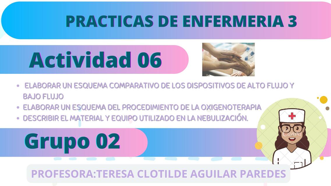 Procedimiento de la Oxigenoterapia | Anggy Calla | uDocz