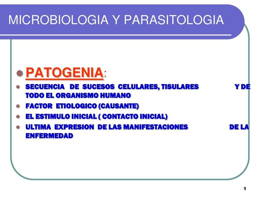 Patogenia de las Infecciones 1ra Parte | Geovanna Leonel Queiroz ...