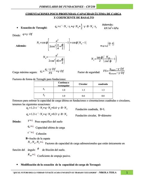 Formulario de fundaciones | CCINGENIERIACC | uDocz