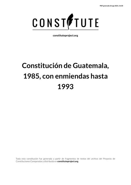 Constitución de Guatemala | ARTURO LOPEZ | uDocz