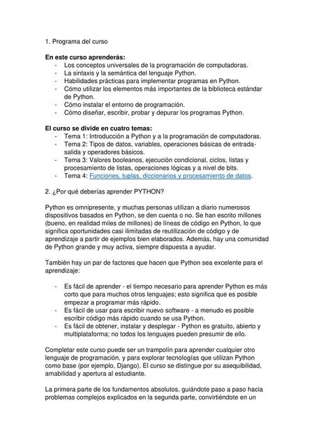 Introducción al Lenguaje de Programación Python | Assli Sanchez Corona ...