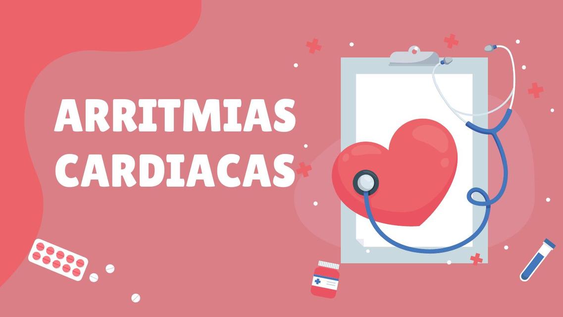 Resúmenes de Tipos de arritmias | Descarga apuntes de Tipos de arritmias