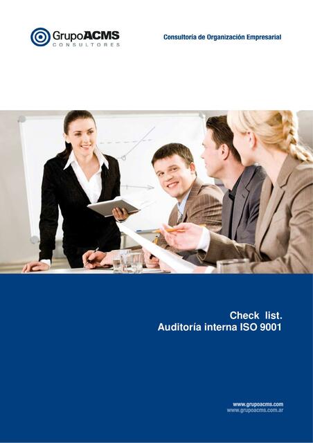 Check list auditoria Iso 9000 | Memo Hernandez | uDocz