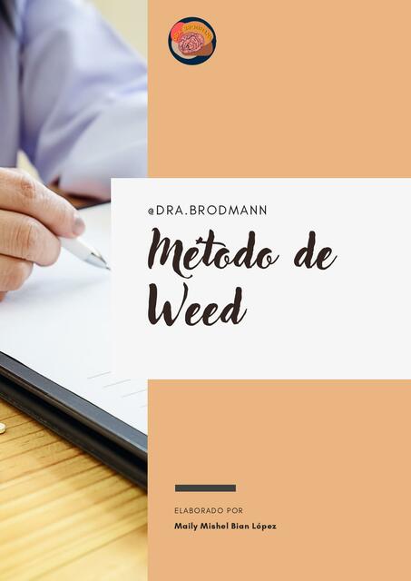 Método de Weed | Dra.Brodmann | uDocz
