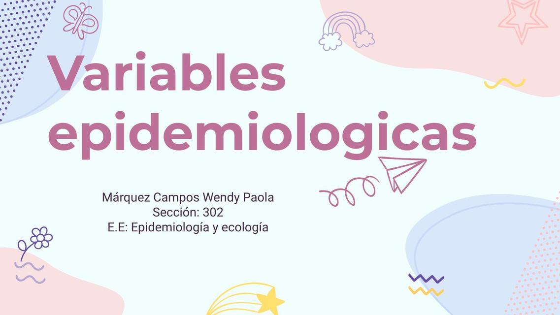 Variables epidemiológicas | Chaosmere | uDocz