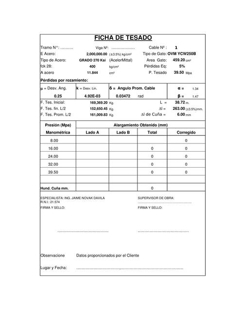 Ficha de Tesado | Jose Olguin | uDocz