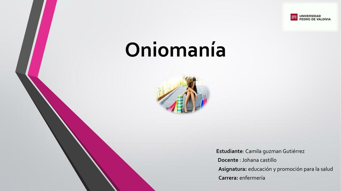 Oniomanía | Camila Guzman | uDocz