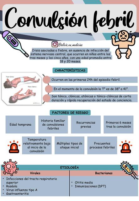Flashcards de Convulsión febril Pediatría | Por Alicia en Medicina by ...