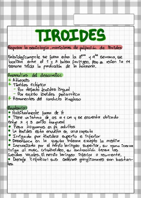 Tiroides | Valentina Lopez | uDocz