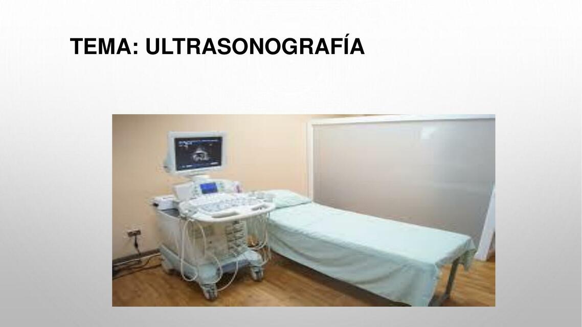 Ultrasonografía | uDocz