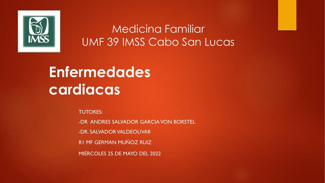 Enfermedades Cardiacas | Eva Fonseca | uDocz