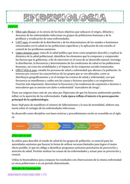 Epidemiología | Nefrina | uDocz