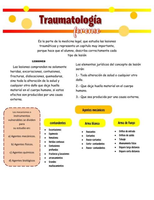 Traumatología forense | Brenda Cohuo | uDocz