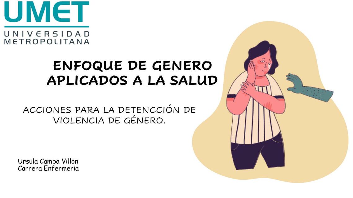 Enfoque de Género Aplicado a la Salud | edison camba | uDocz